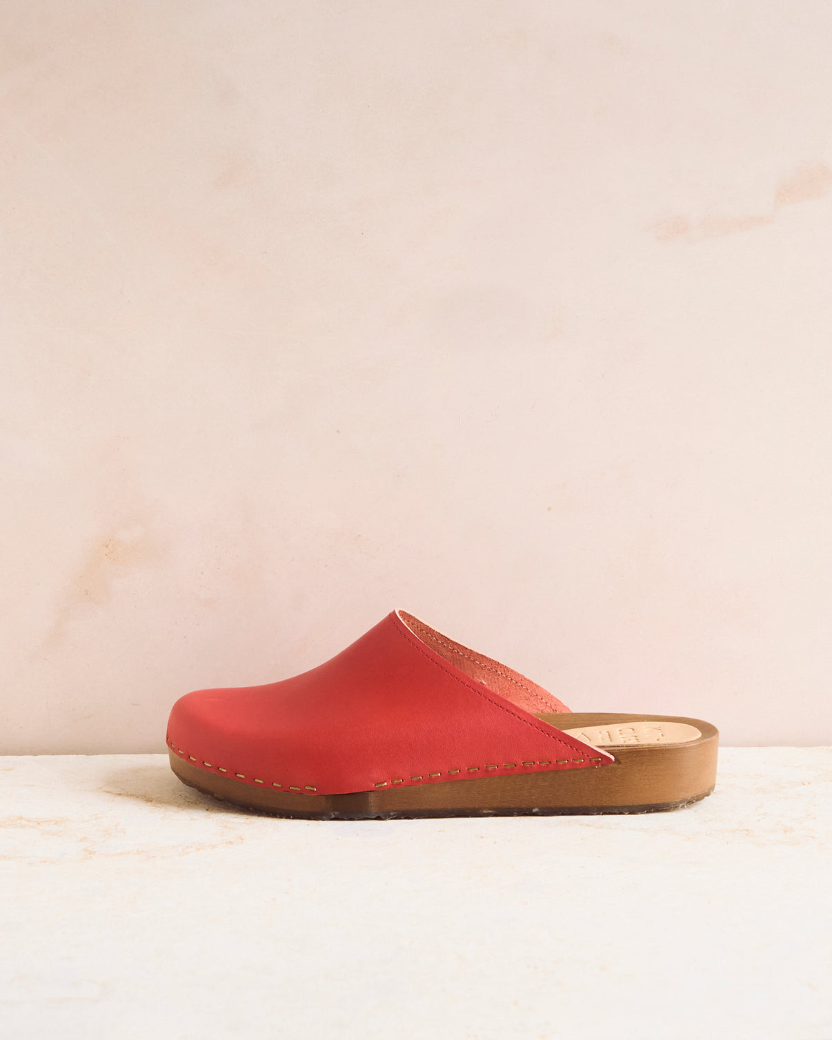 Poppy Red Flex Base Klassisk Clog – KIT + CLOGS STUDIO