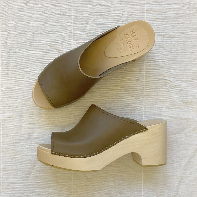 Moss Platform Sol Clog – KIT + CLOGS STUDIO