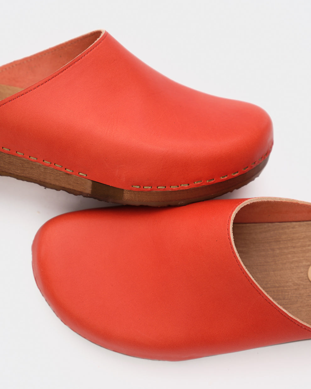 Poppy Red Flex Base Klassisk Clog – KIT + CLOGS STUDIO