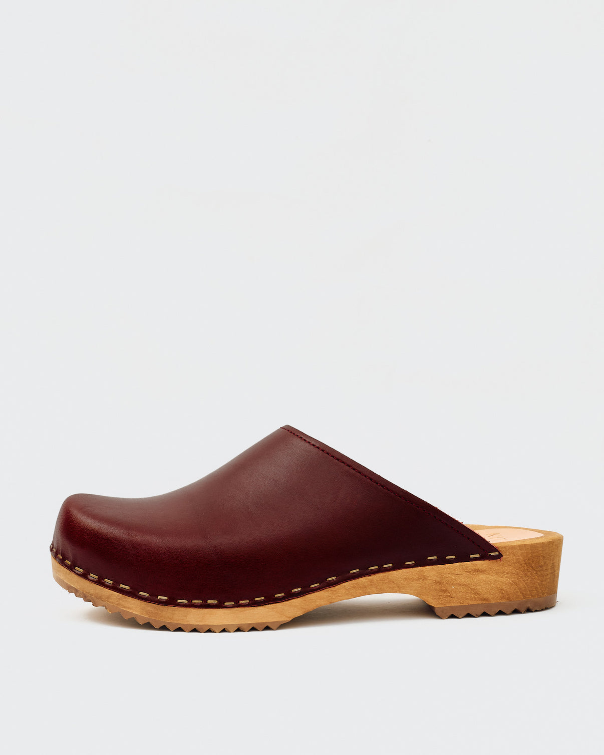 Burgundy Maroon Red Low Klassisk Clog – KIT + CLOGS STUDIO